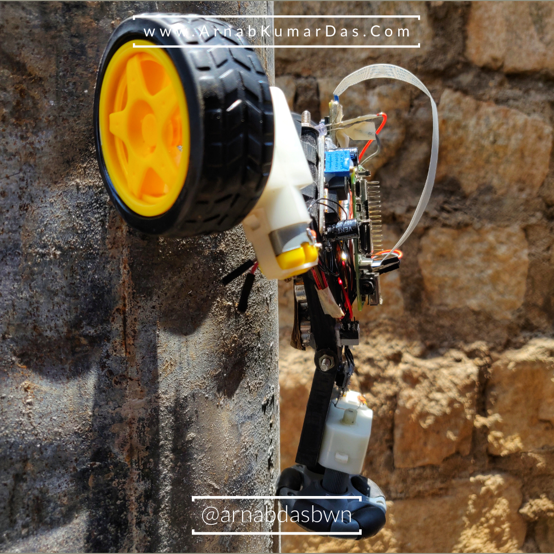 Ferromagnetic Pipe Climbing Robot - Arnab Kumar Das