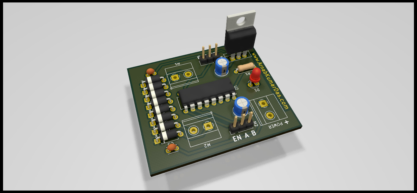 L293D Motor Driver Module v1.0 - Arnab Kumar Das