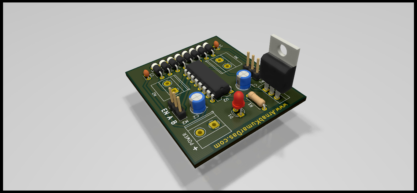 L293D Motor Driver Module v1.0 - Arnab Kumar Das