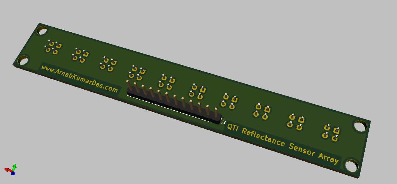 Reflectance Sensor Array v1.0 - Arnab Kumar Das