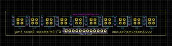 Reflectance Sensor Array v1.0 - Arnab Kumar Das